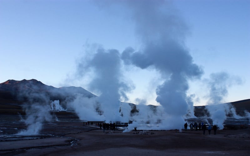 Atacama Must #1: Sunrise at the Tatio Geysers